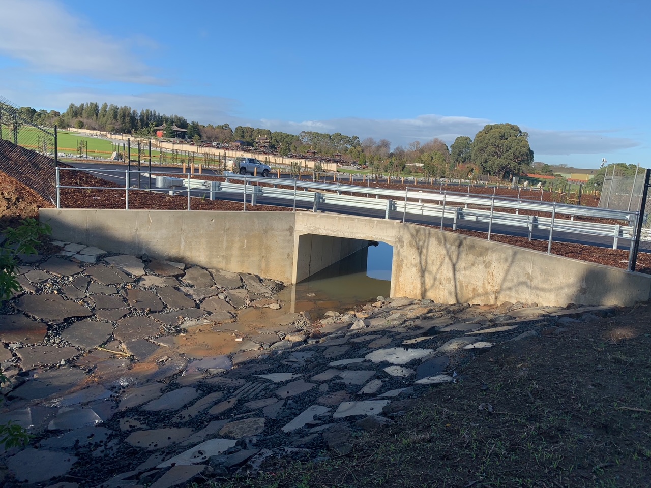 Box Culvert Installation and Waterway Reshape - Accomplished Plumbing ...